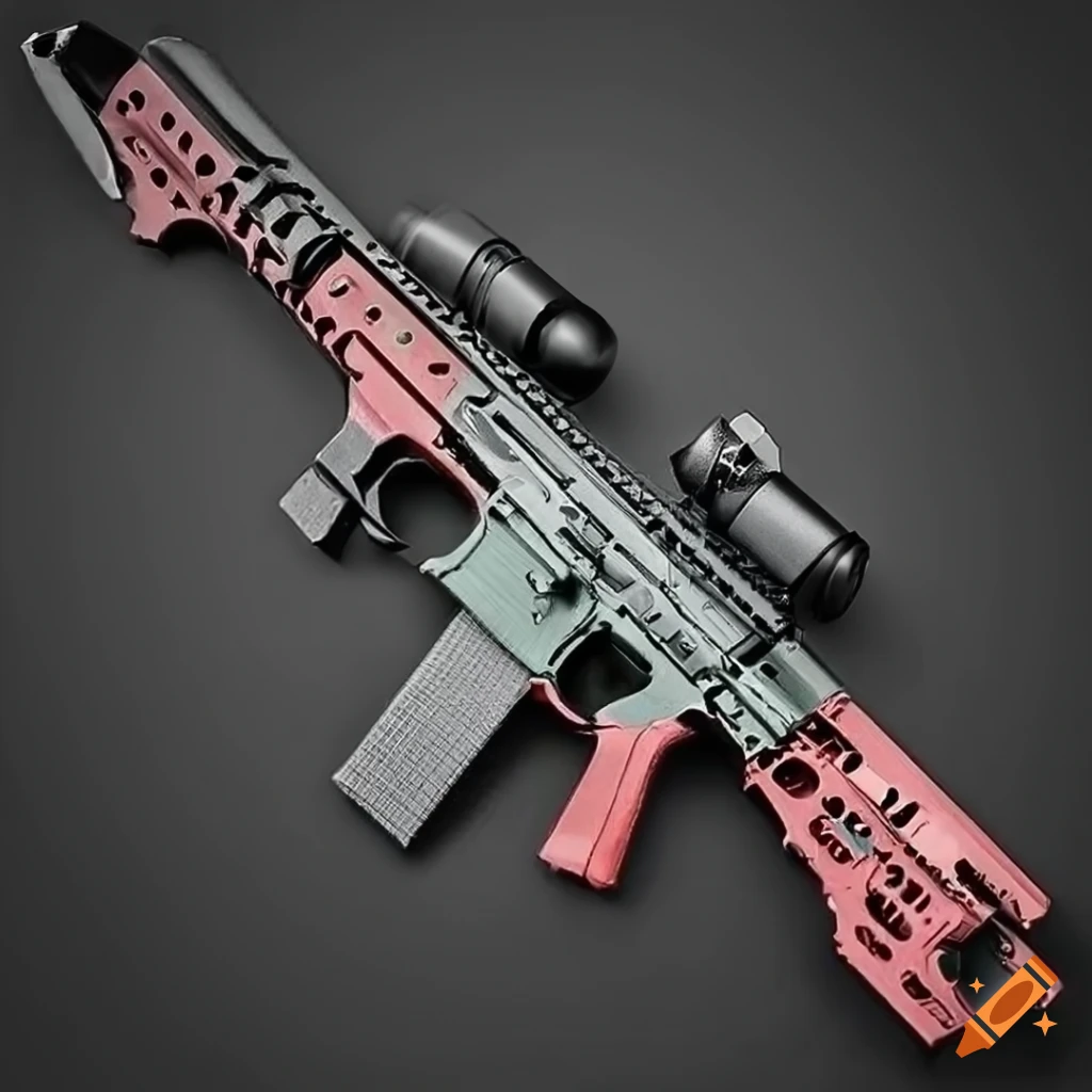 Ar-15 rifle on Craiyon