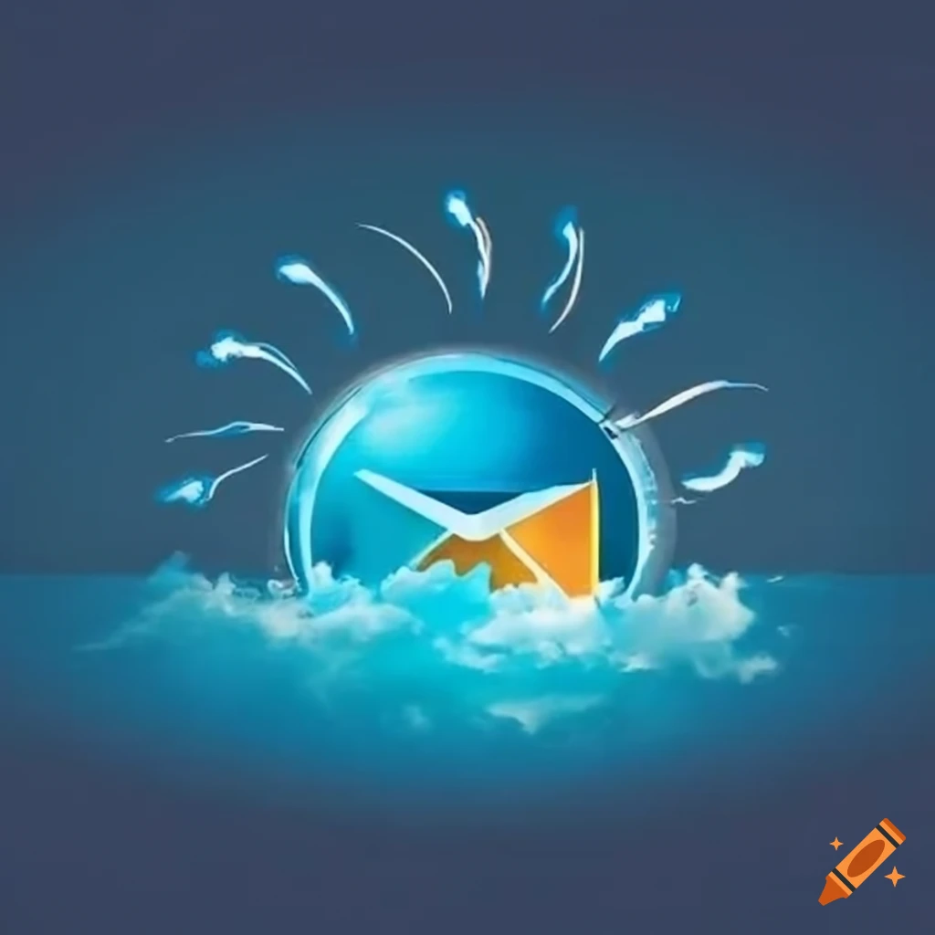 Weather and mail logo on Craiyon