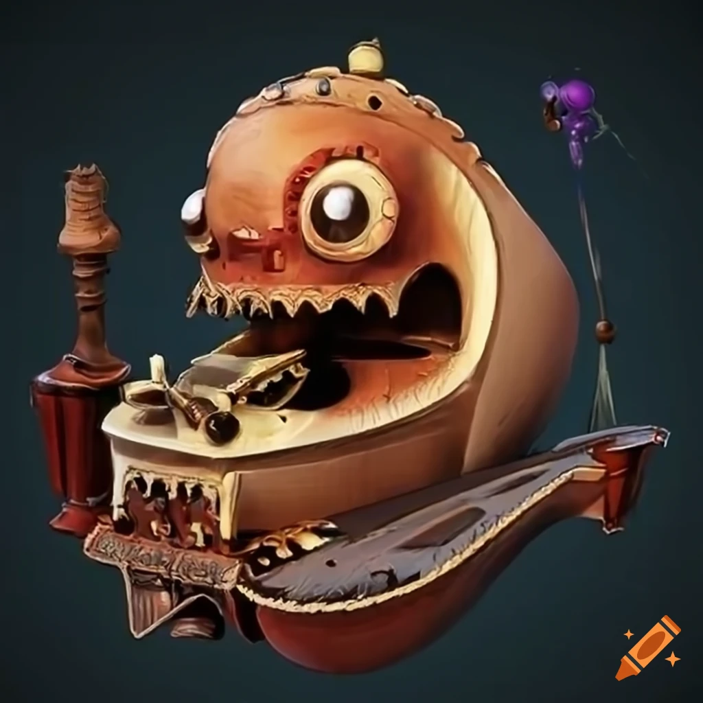 Hurdy-gurdy mimic on Craiyon