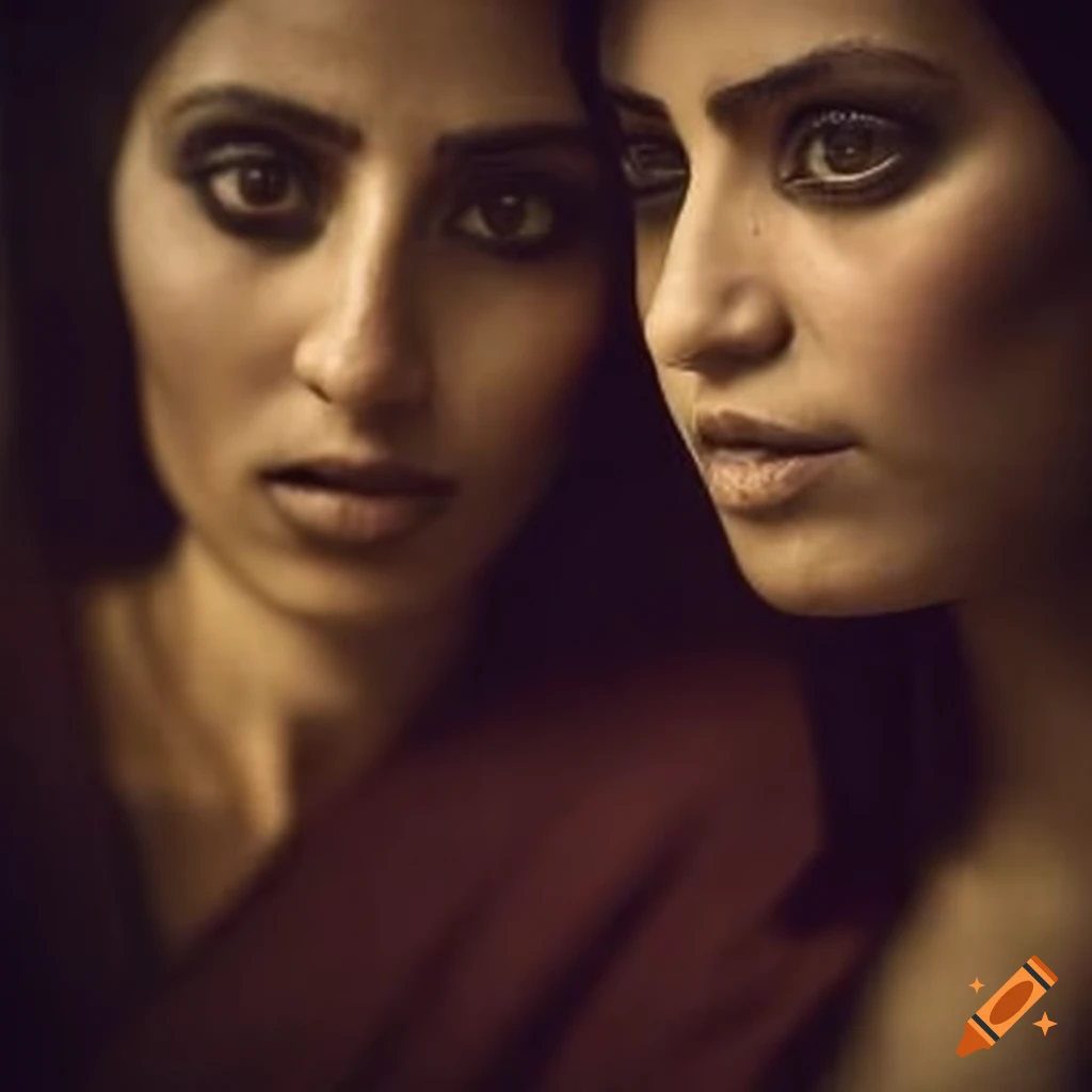 Two middle eastern women on Craiyon