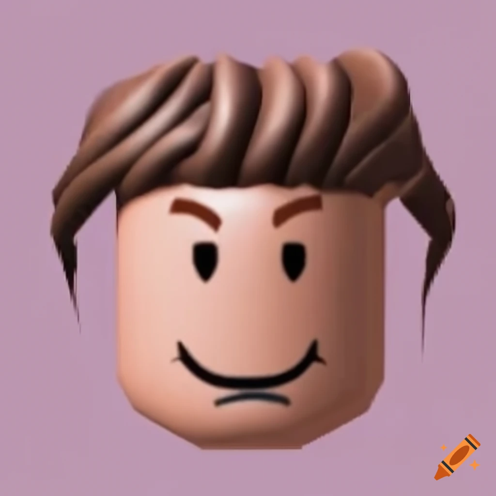Man face in roblox game avatar on Craiyon
