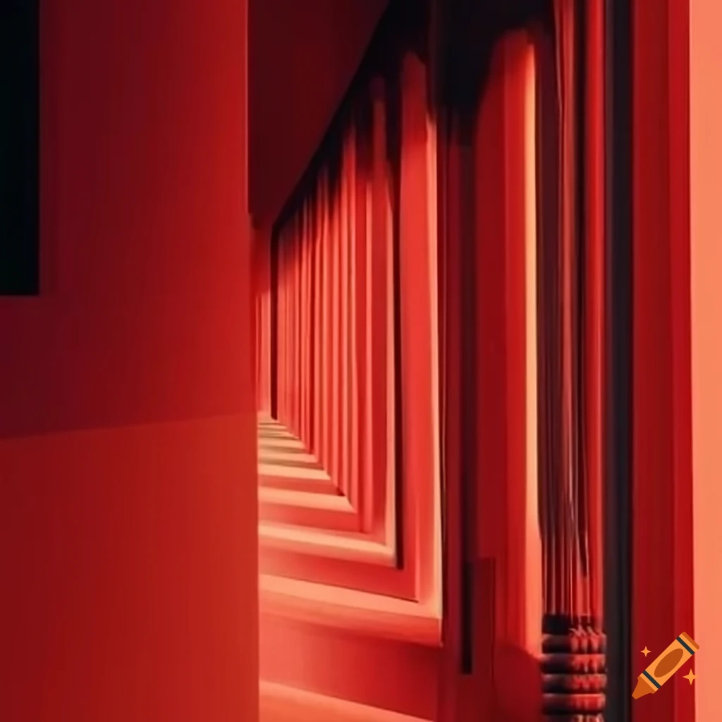 Red building on Craiyon