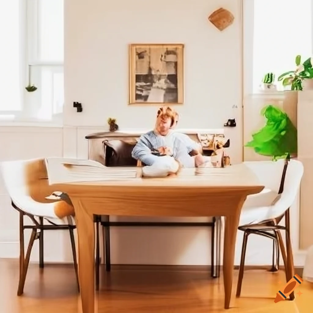 Convertible chair into table on Craiyon