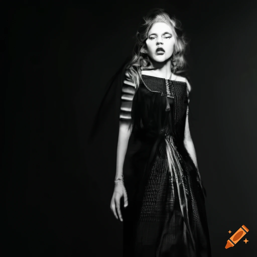 Techno music album cover photography on Craiyon