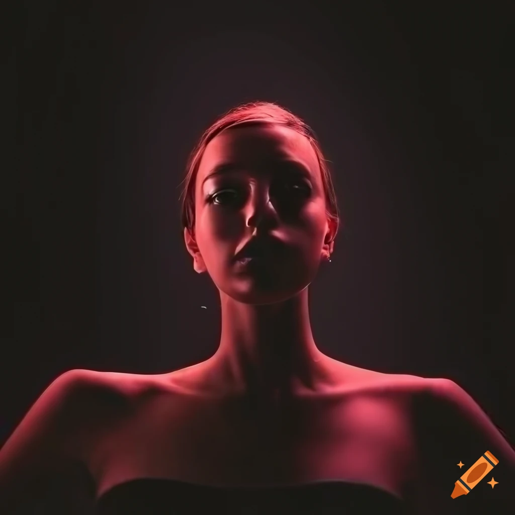 Techno music album cover photography on Craiyon