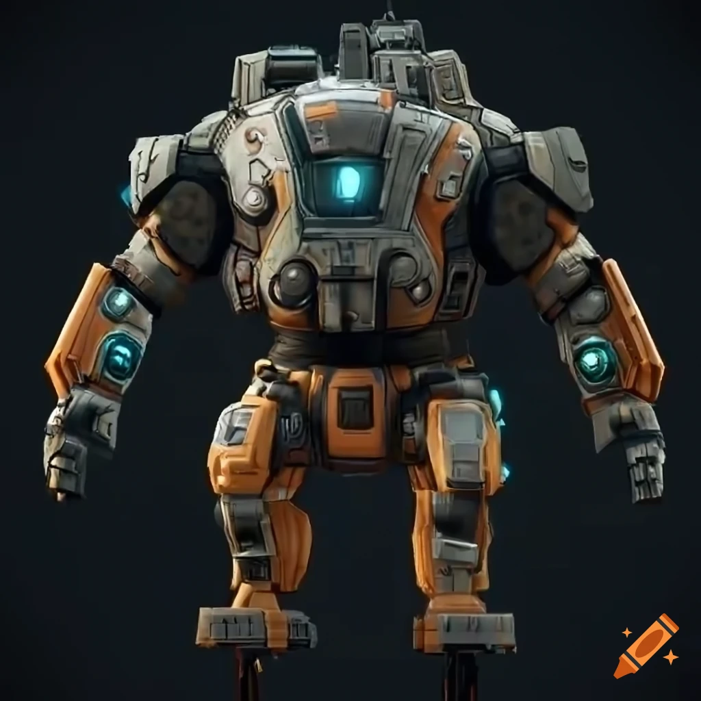 Titanfall titan stylized on Craiyon