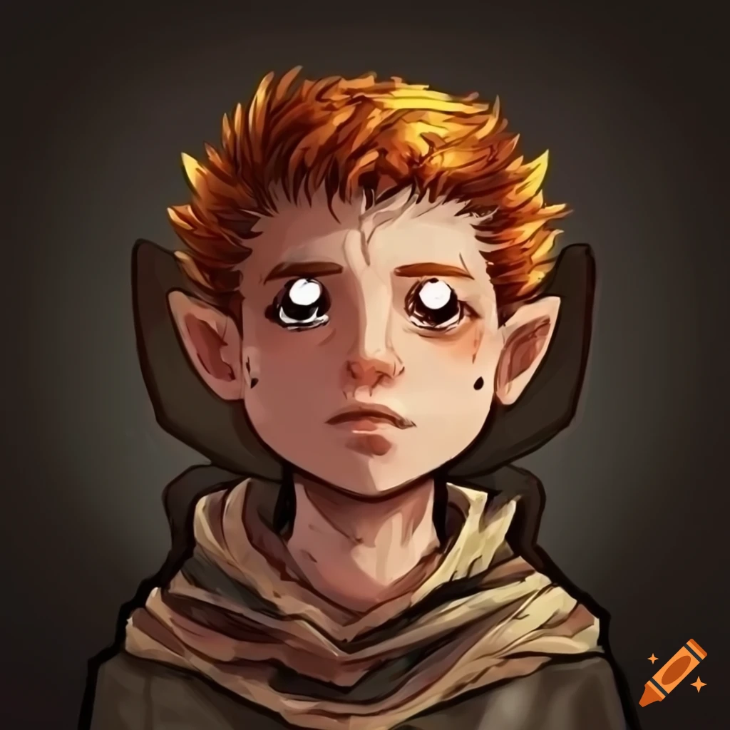 Cute boy warforge dnd disguised as a human on Craiyon