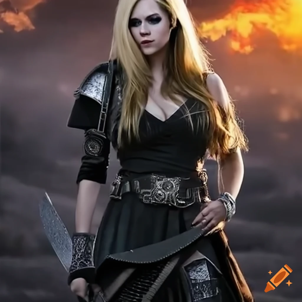 Dramatic dnd movie battle with warrior characters on Craiyon