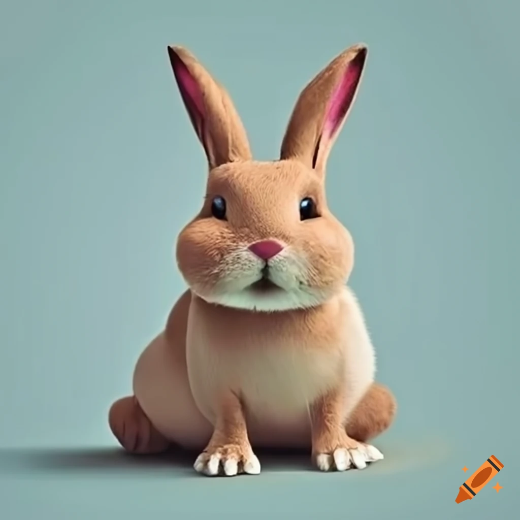 Animated rabbit on Craiyon