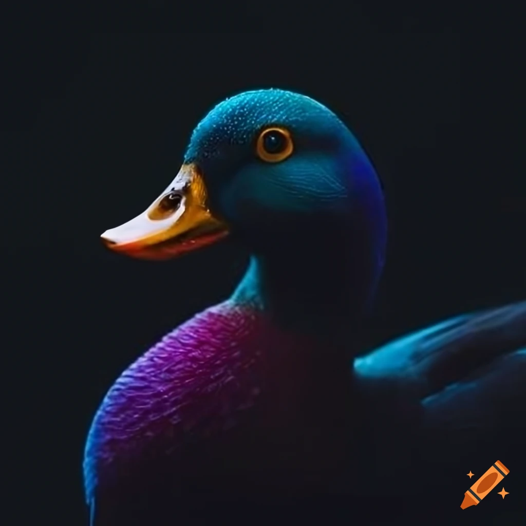 Mischievous duck on Craiyon