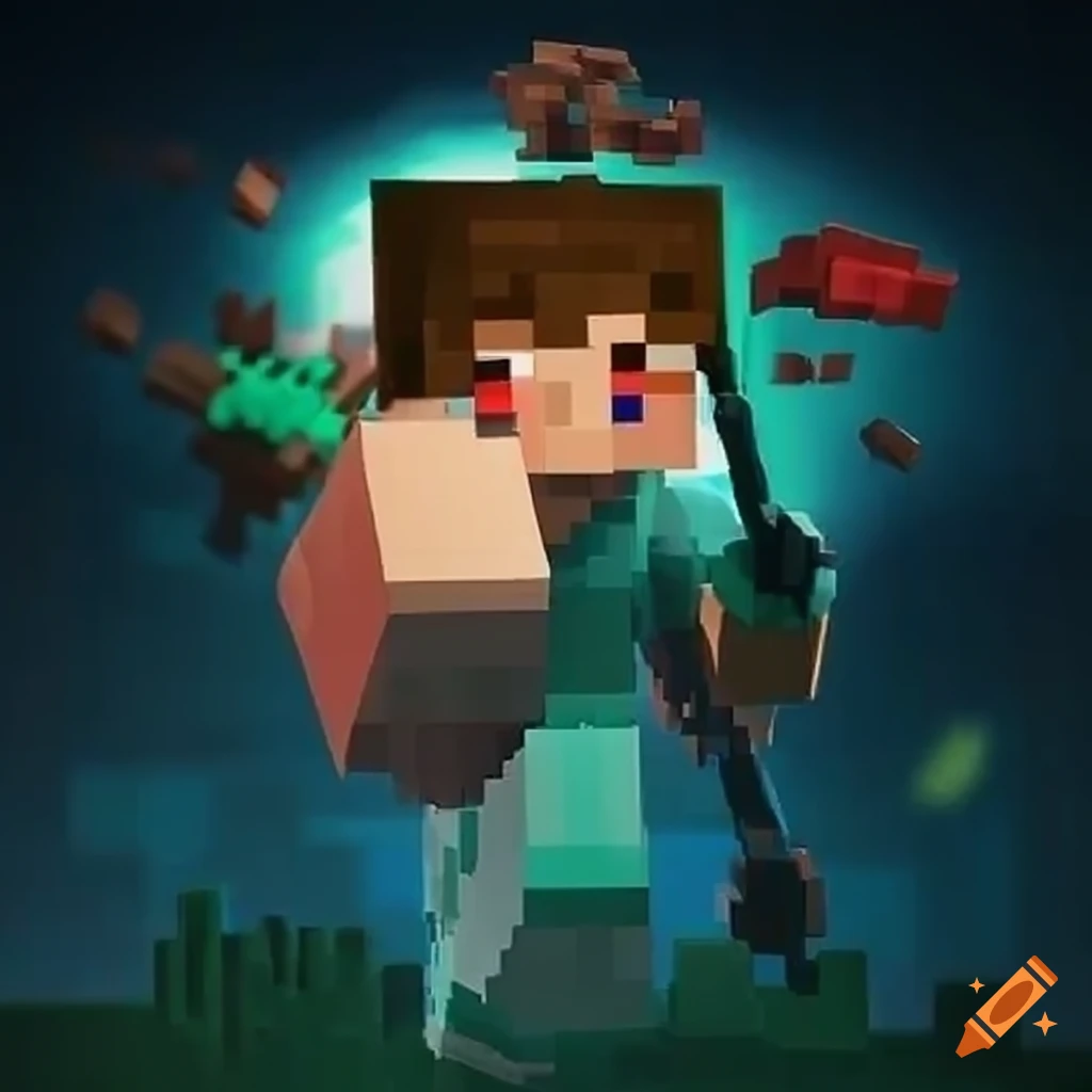 Minecraft on Craiyon