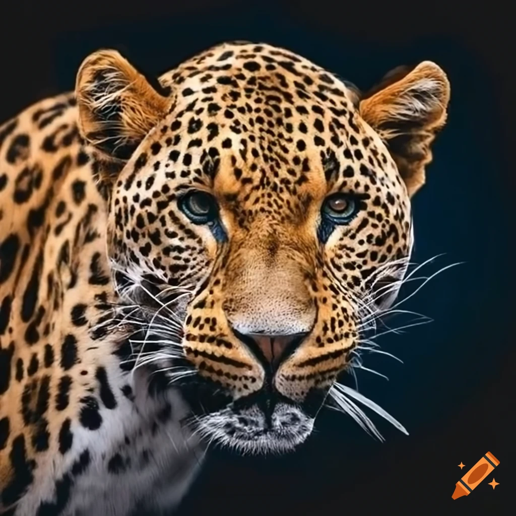 Leopard print pattern on Craiyon