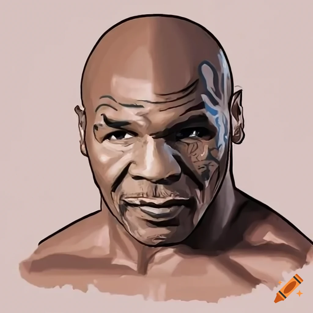 Mike tyson on Craiyon