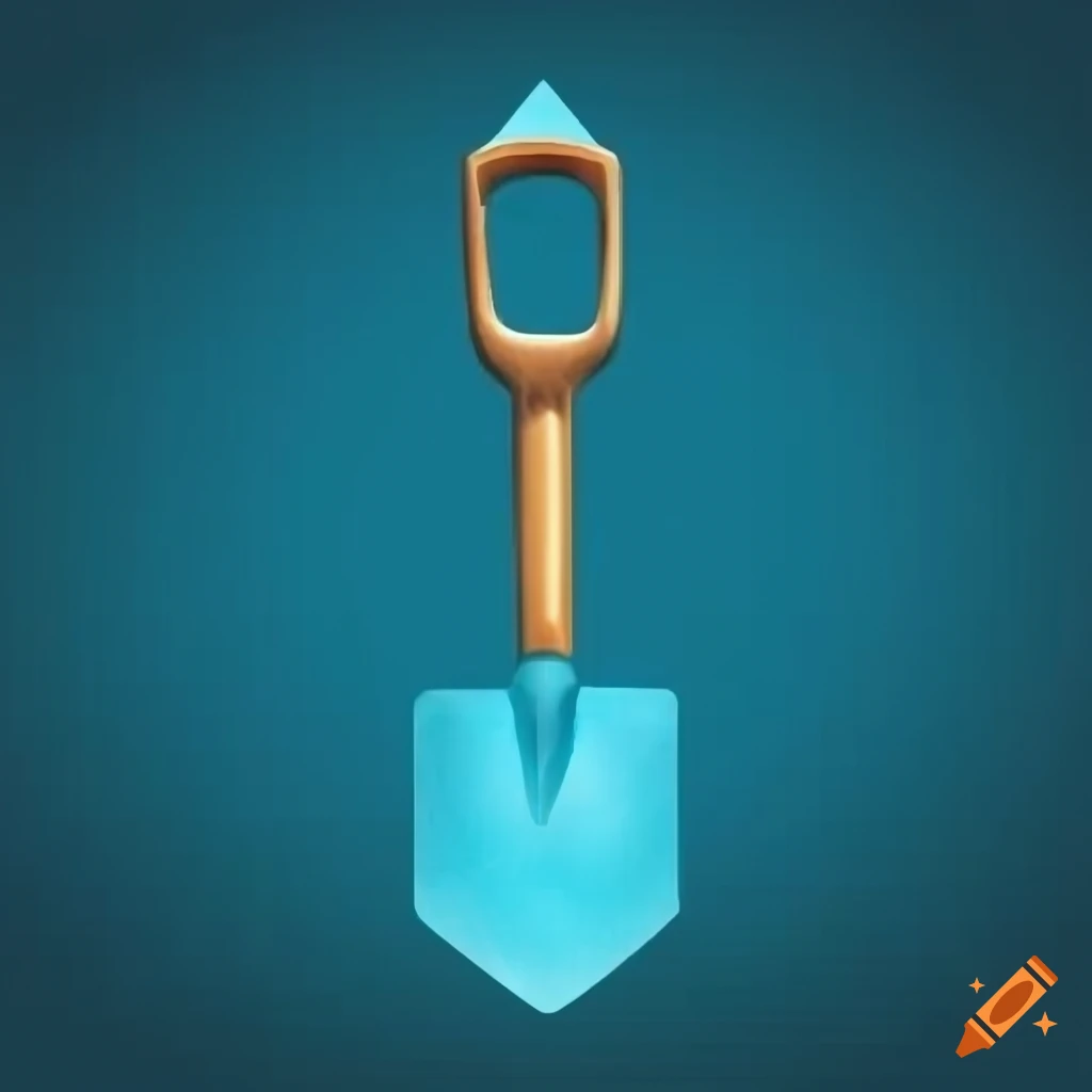 Shovel logo design on Craiyon