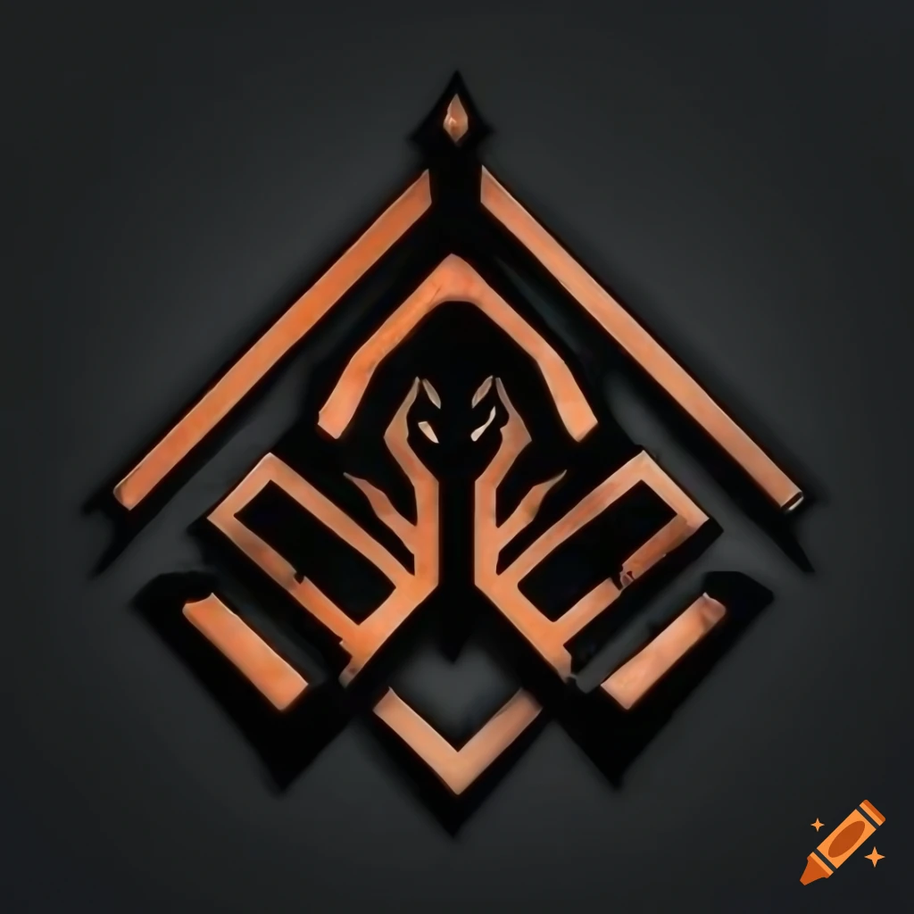 Minimalistic evil hive symbol from Destiny 2 Nezarec on Craiyon