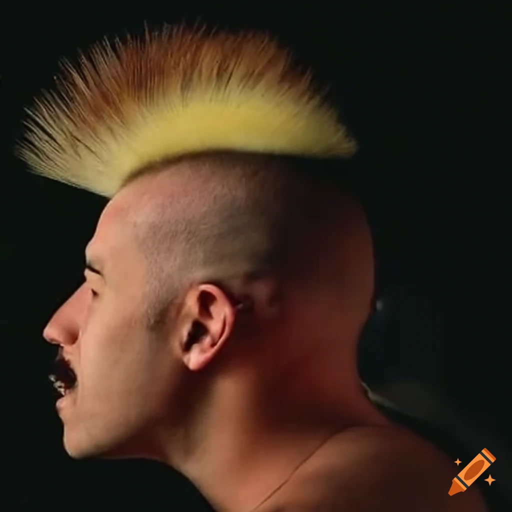 Turkey with a mohawk scoring a goal on Craiyon