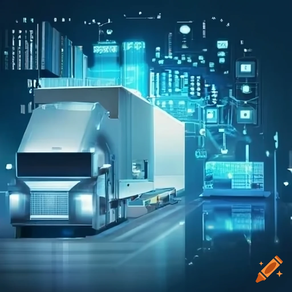 Digitization of logistics processes on Craiyon