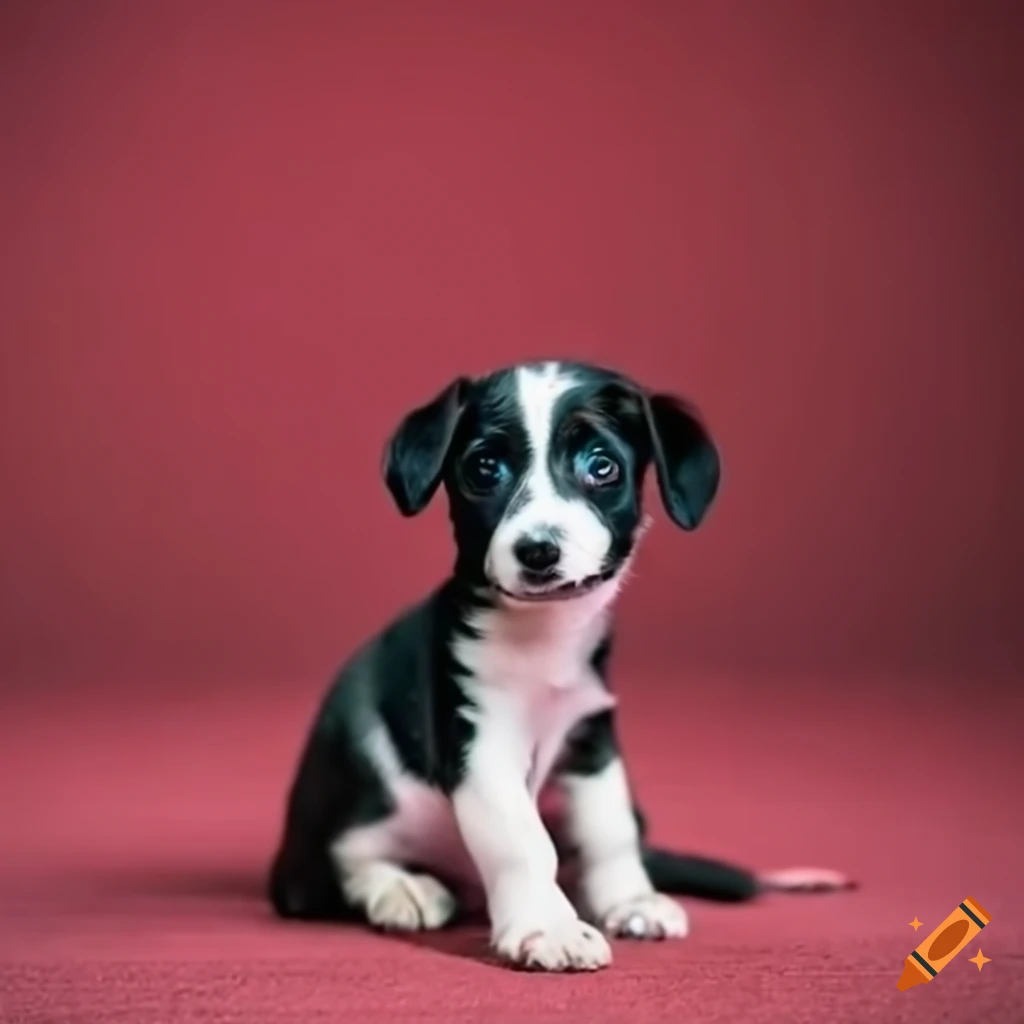 Beautiful red puppy dog on Craiyon