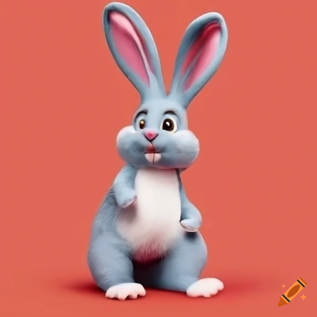 Animated rabbit on Craiyon