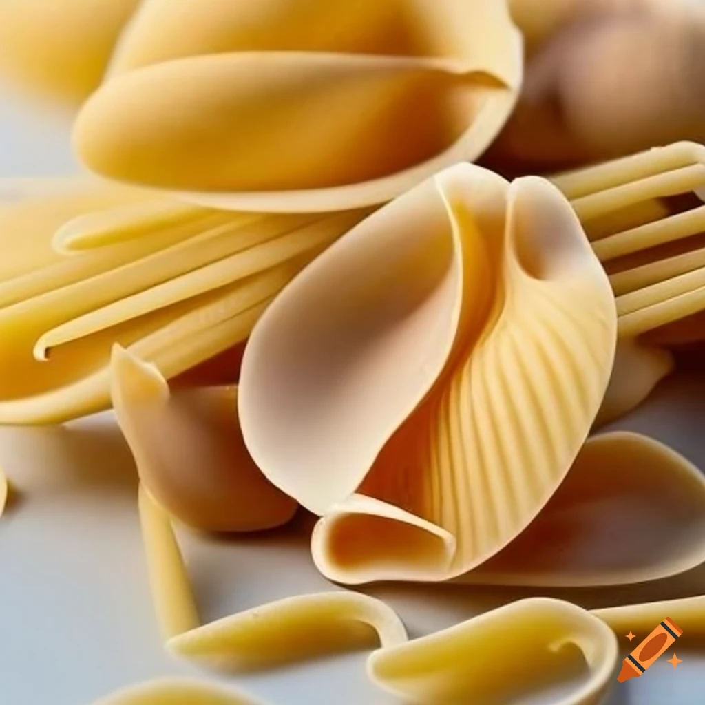Pasta shells on Craiyon
