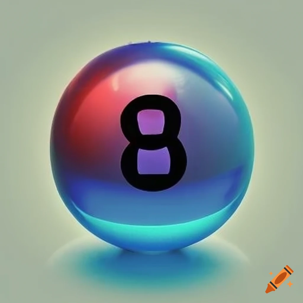 Magic 8 ball on Craiyon