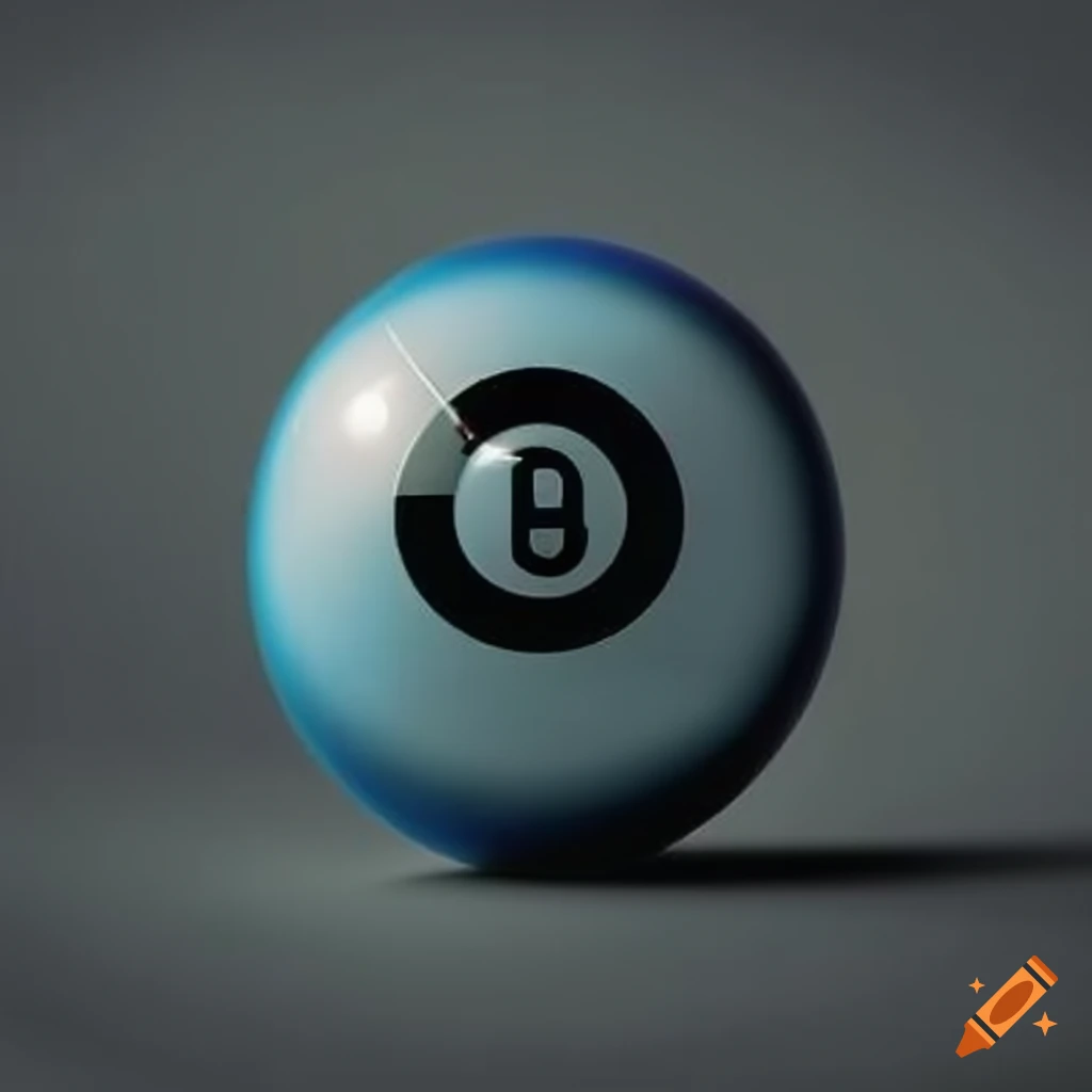 Magic 8 ball triangle side on Craiyon