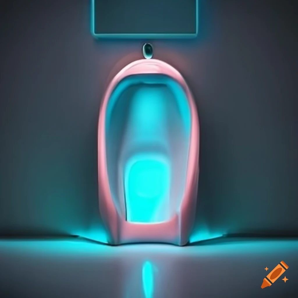 Advanced urinal fixture with touch screen interface on Craiyon