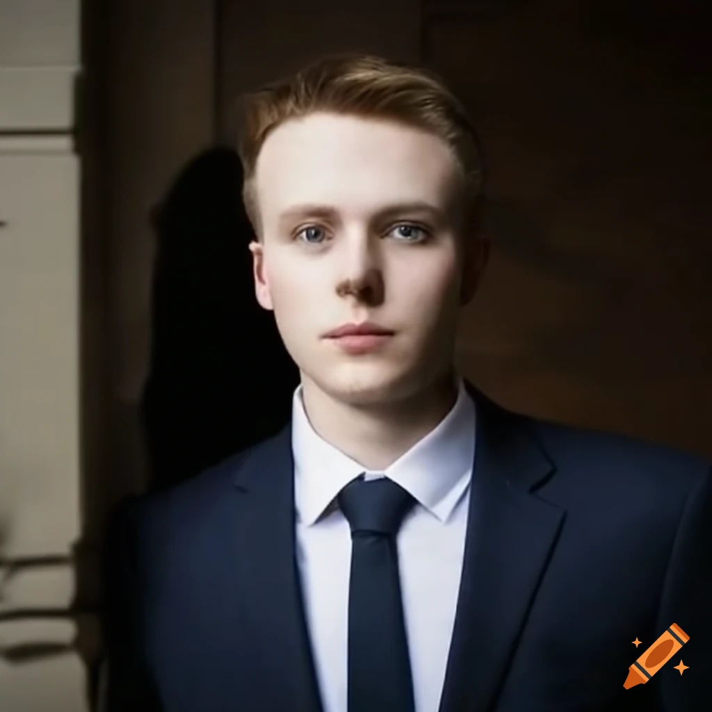 Young white conservative man on Craiyon