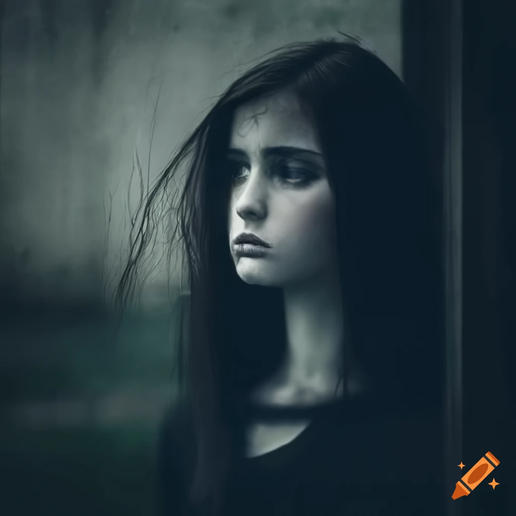 Sad grey day in vintage style on Craiyon