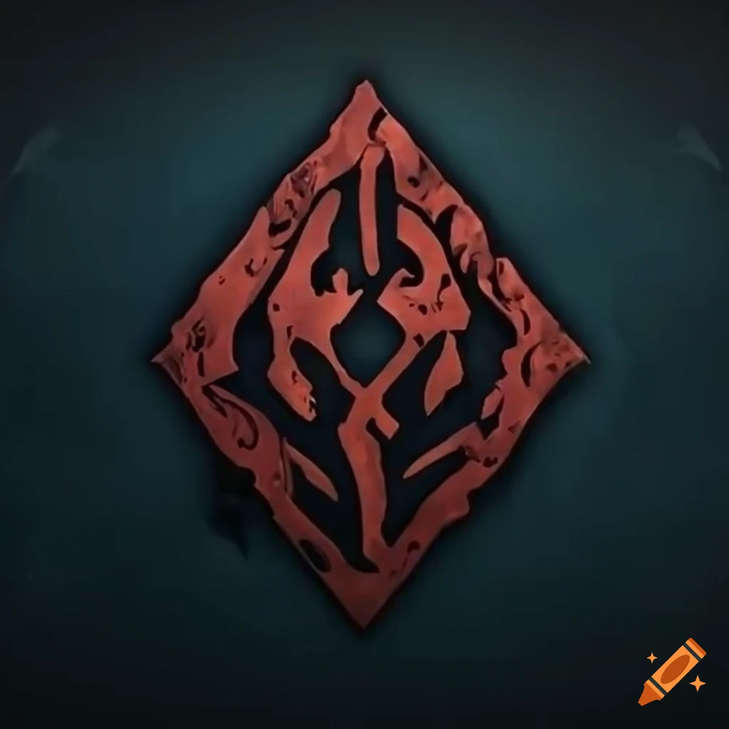 Minimalistic evil root symbol from Destiny 2 Nezarec Rhulk on Craiyon