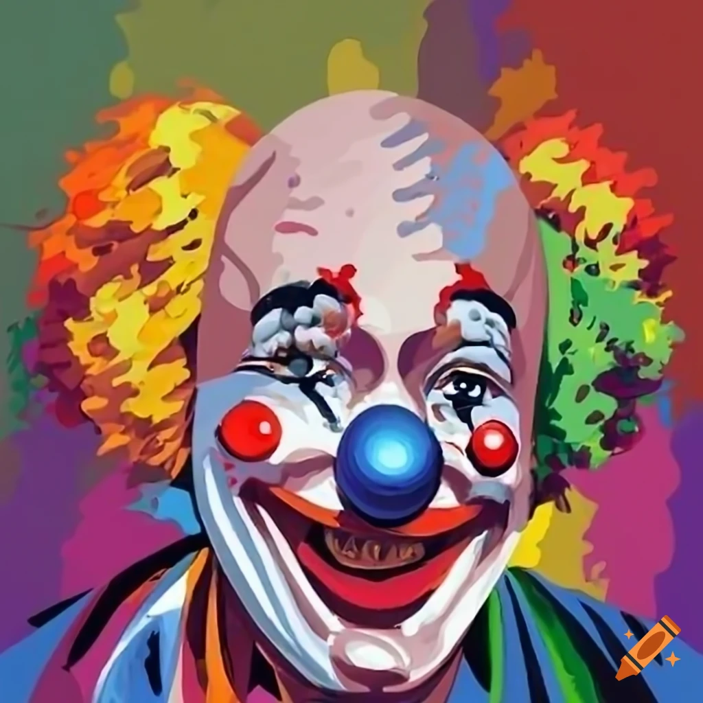 Clown character on Craiyon