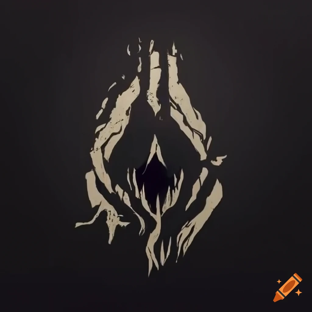 Minimalistic evil root symbol from destiny 2 nezarec on Craiyon