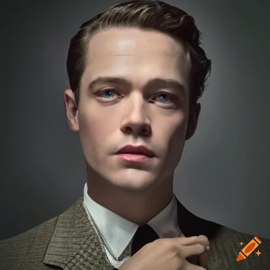 Tom Buchanan from The Great Gatsby 2024 posing for Instagram on Craiyon