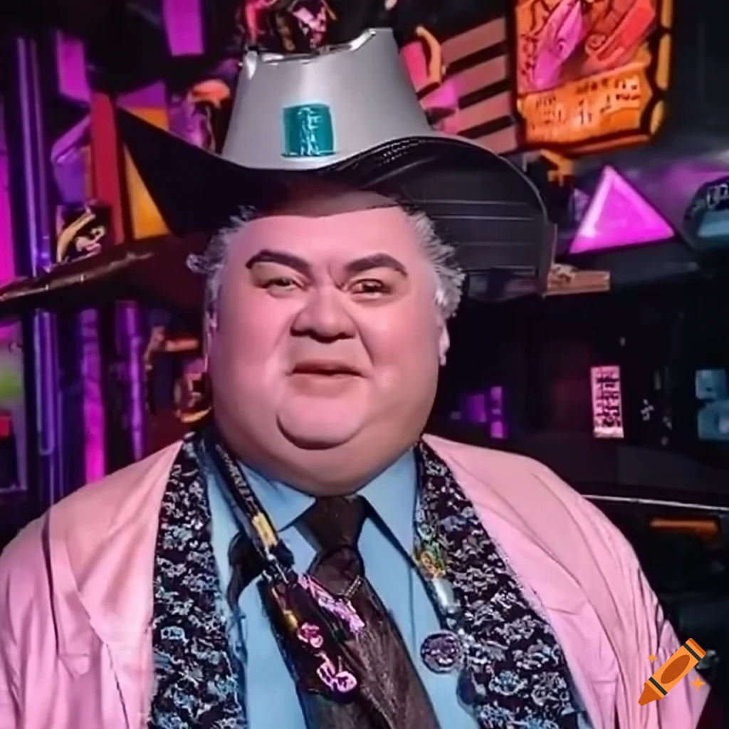 Cyberpunk John Candy on Craiyon