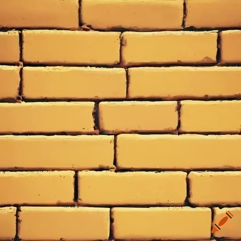 Yellow bricks texture on Craiyon
