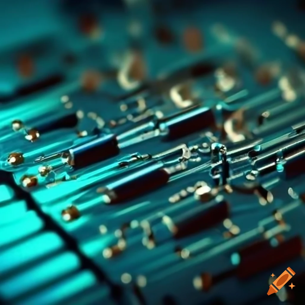 Abstract electronics art on Craiyon