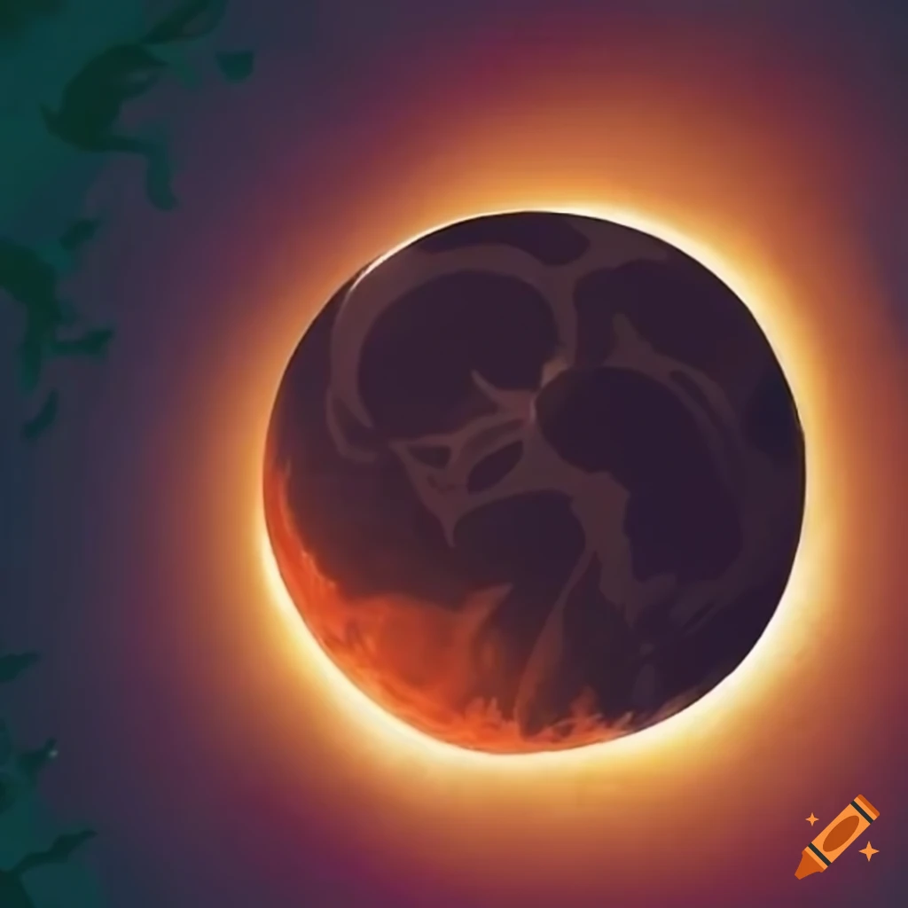 Lunar eclipse in the style of magic: the gathering on Craiyon