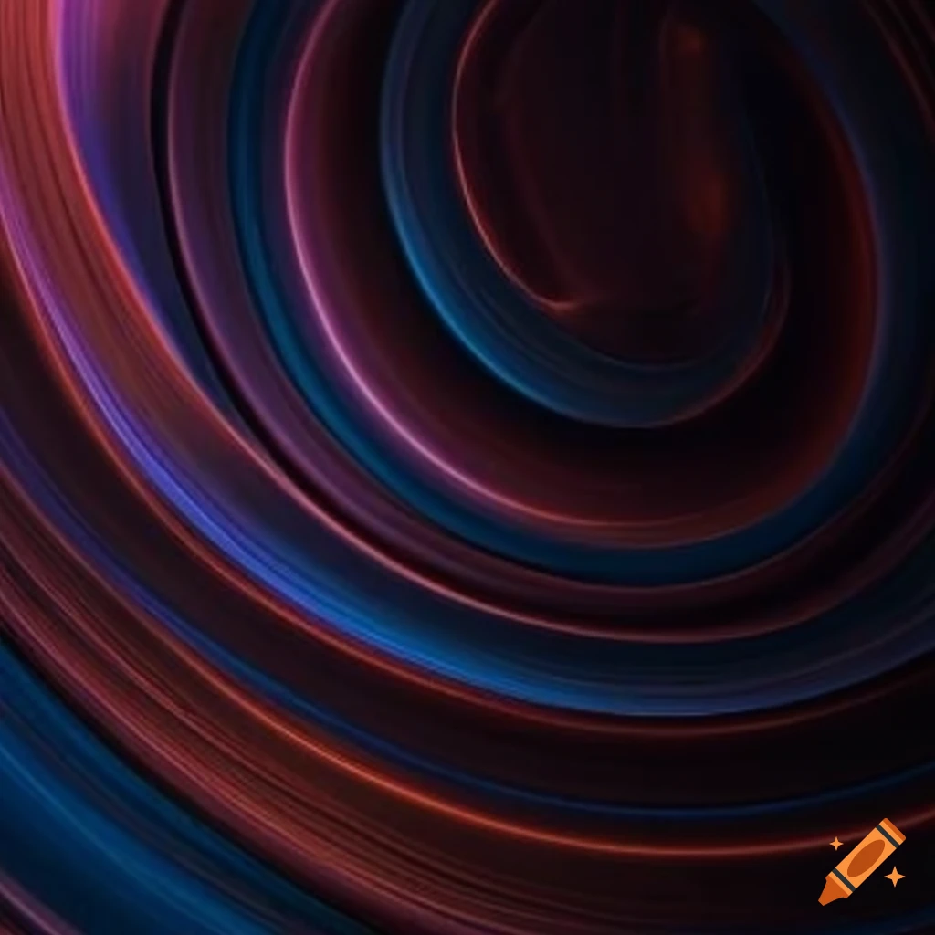 Interlocking pattern of matter extending into space in an ethereal ...