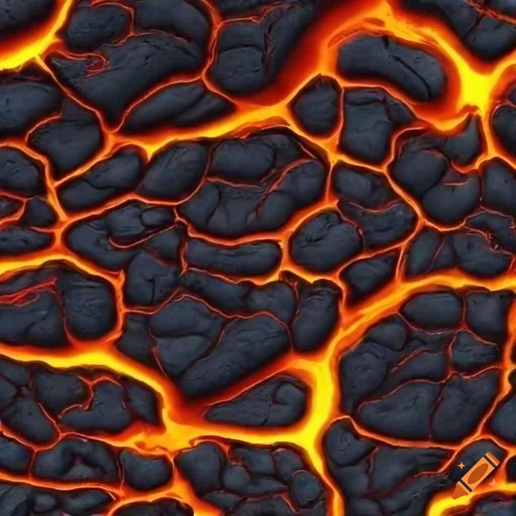Lava texture on Craiyon