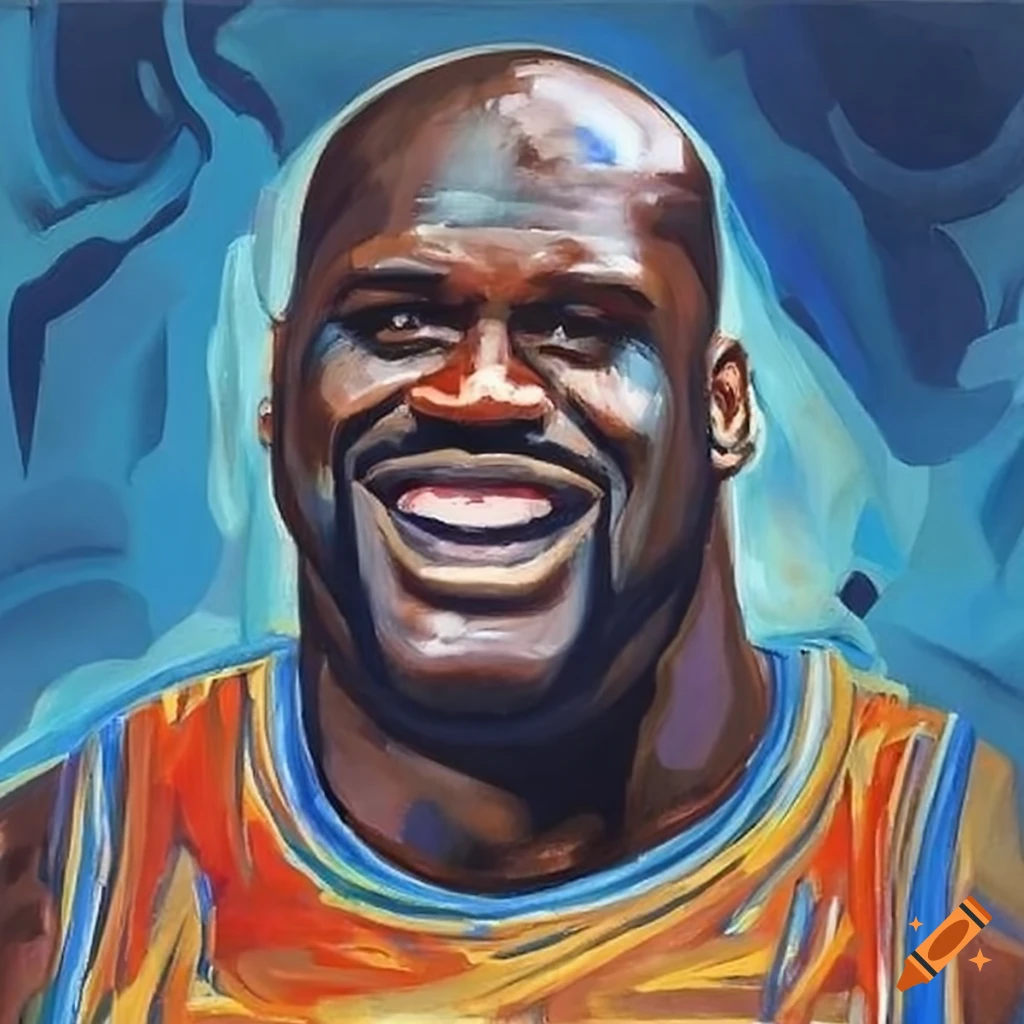Shaq depicted in renaissance painting style on Craiyon