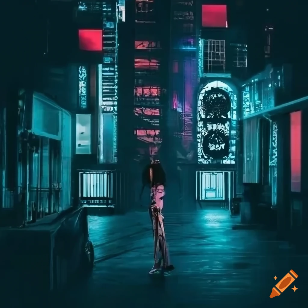 Retro-futurism cyberpunk cityscape on Craiyon