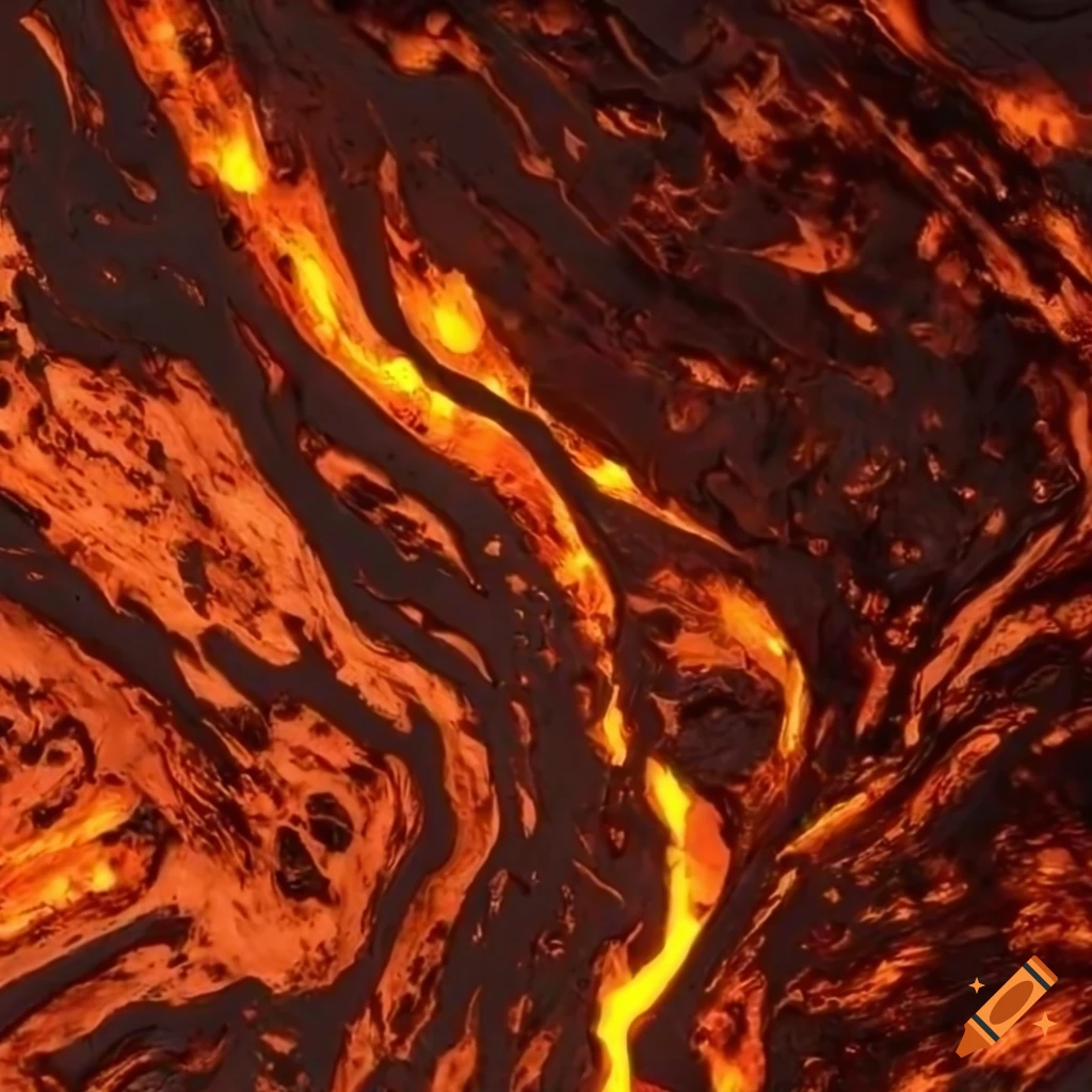 Magma texture on Craiyon