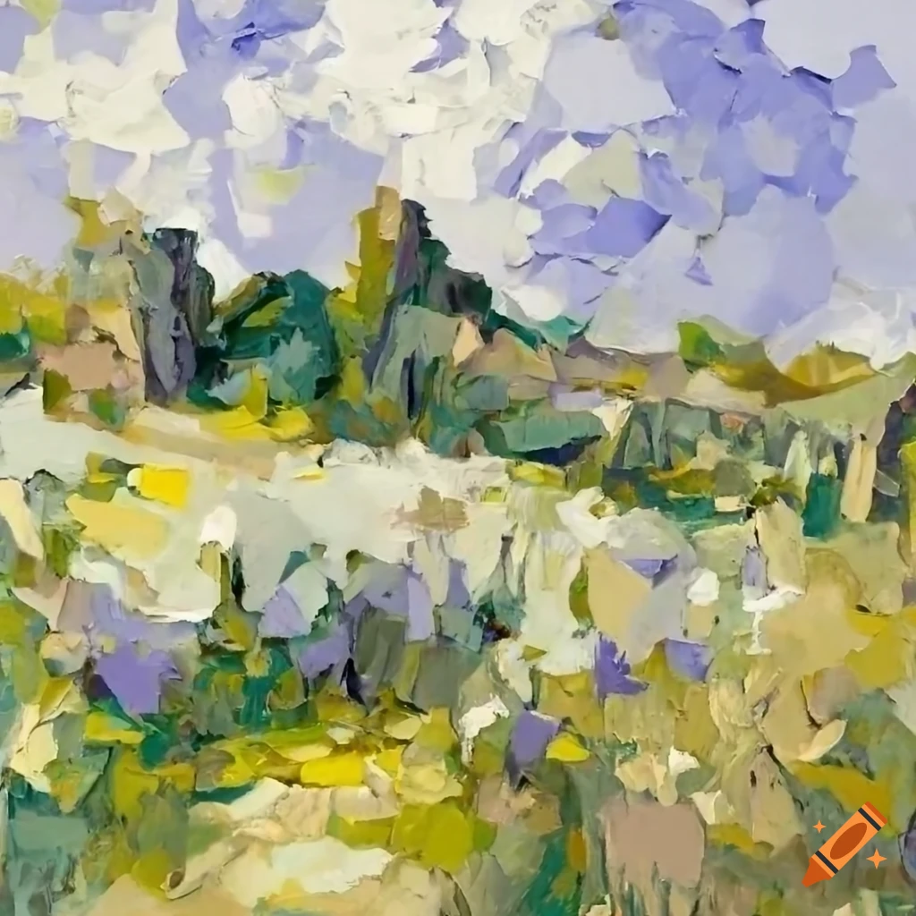 Overgrown Roman ruins painting in natural colors on Craiyon