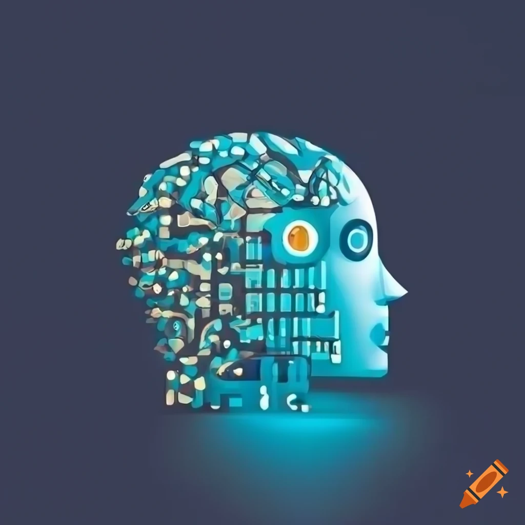 Health and wellness ai logo design with text on Craiyon