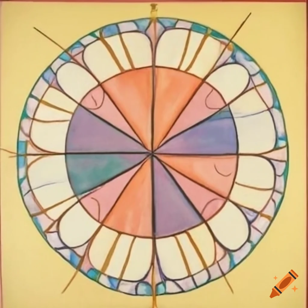 Artwork of hilma af klint on Craiyon