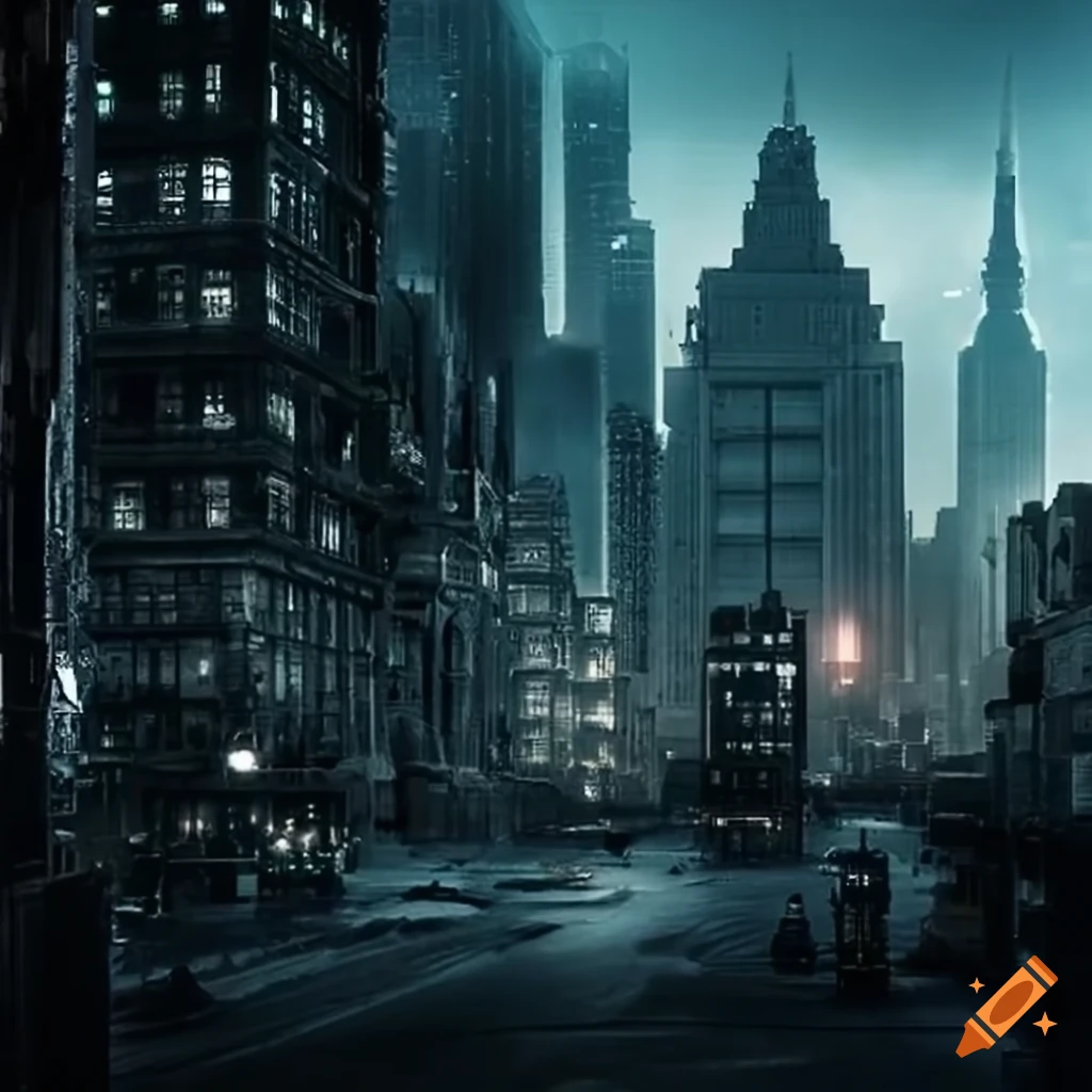 Hyper realistic blackout power cityscape on Craiyon