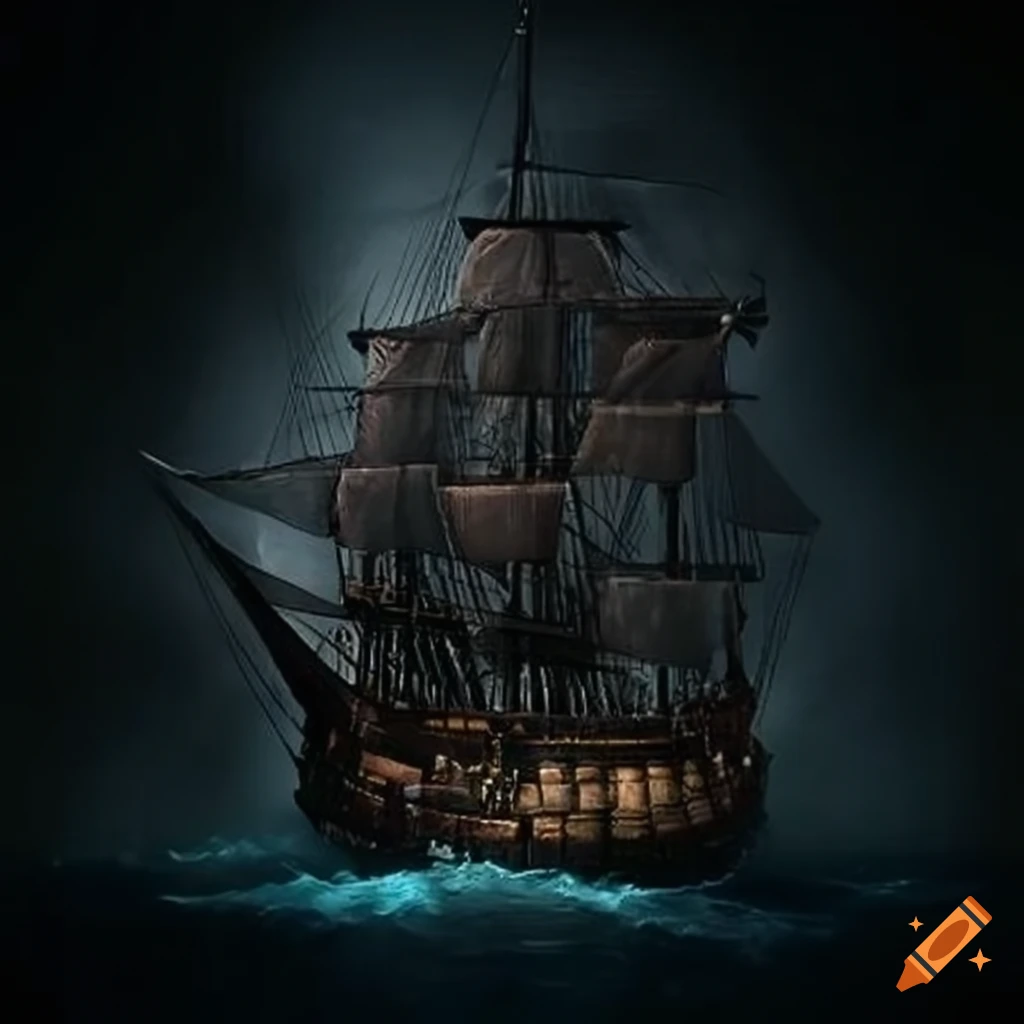 Medieval exploration ship on Craiyon