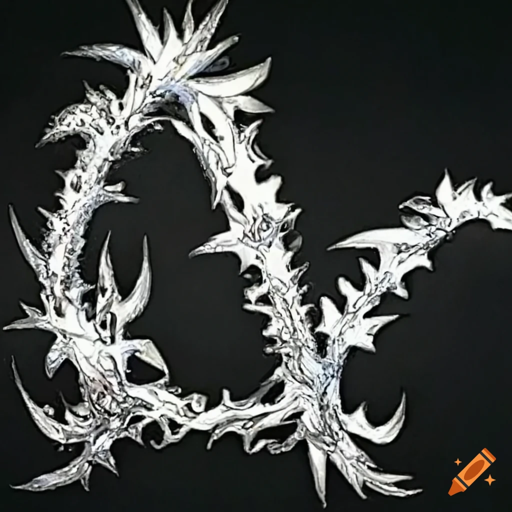 Abstract final fantasy style design with ornamental elements on Craiyon