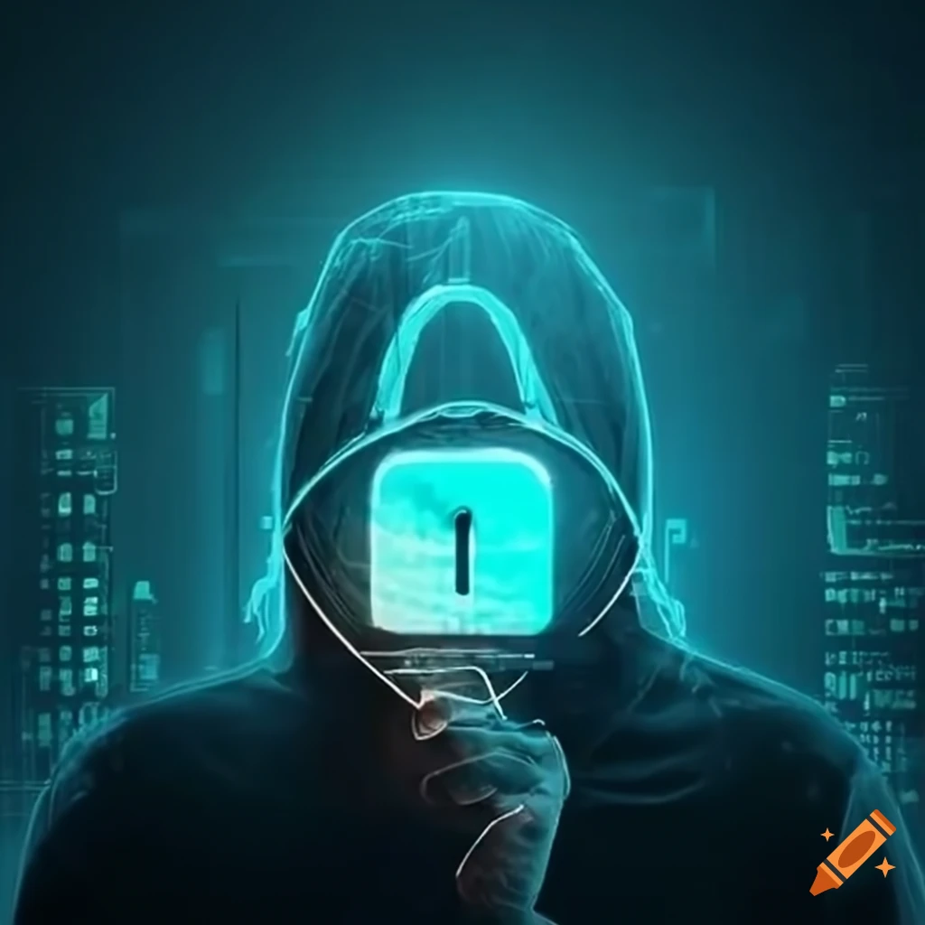 Graphic illustration of cybersecurity threats: phishing, data breaches ...