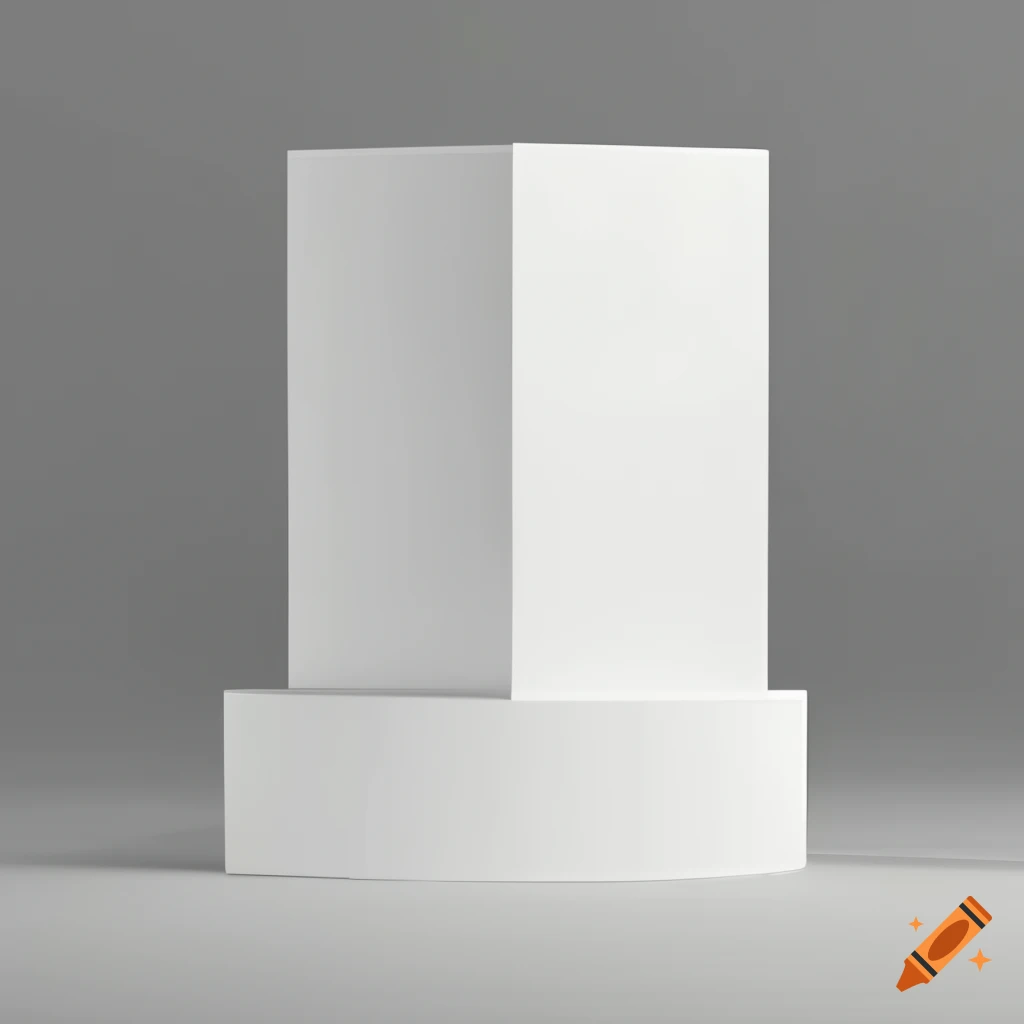 3d plinths on Craiyon